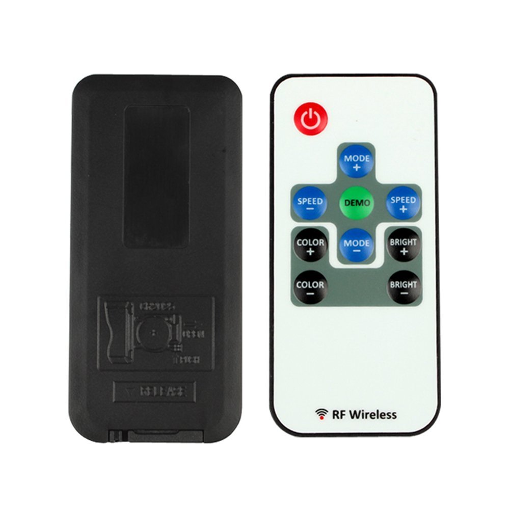 RF Wireless Mini LED Controller with 10-key Remote 5V-24V 12A / 3 Chan ...