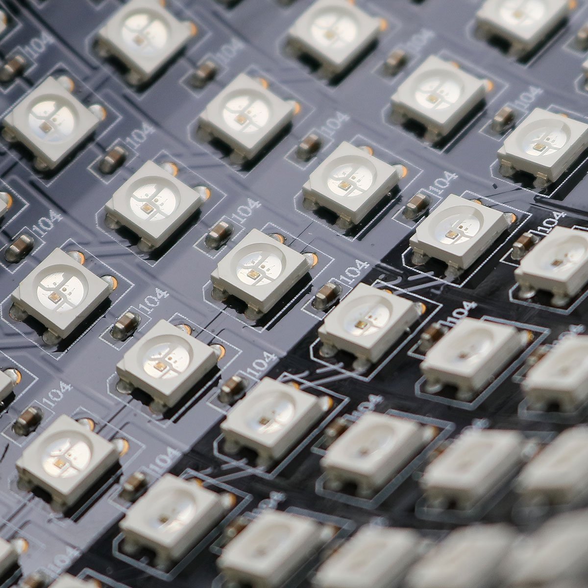 LED Matrix Screen WS2812B Digital Flexible LED Panel SMD5050 RGB Indiv ...