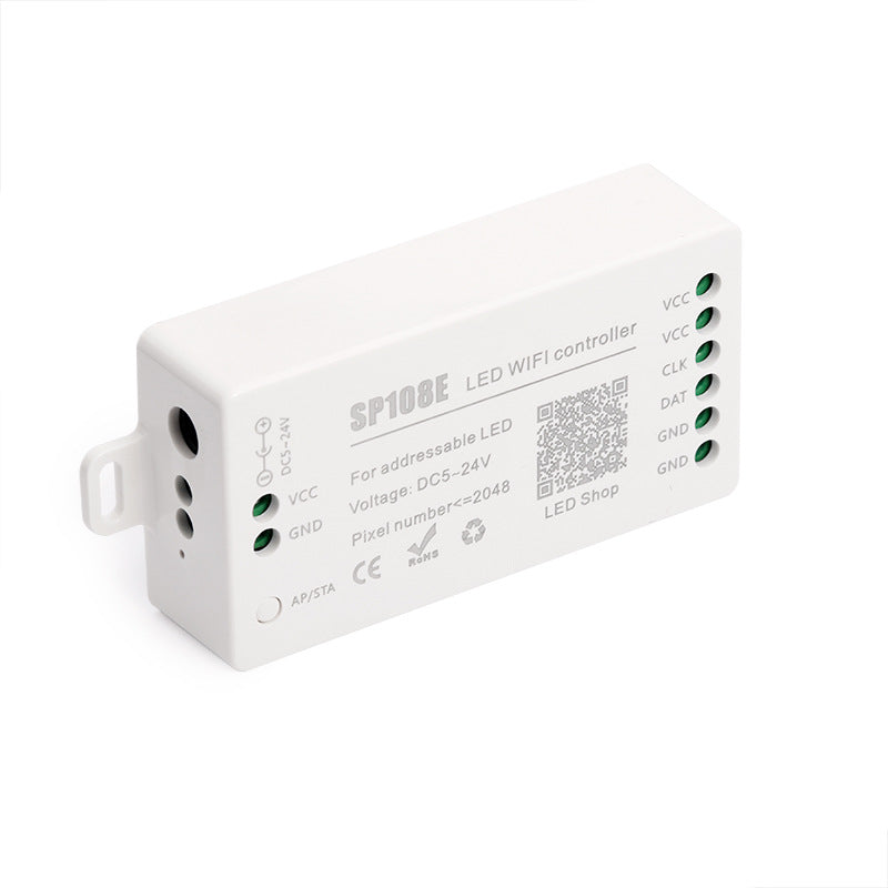 SP108E Pixel SPI LED Controller – DC5V-24V | Wireless App Control | Ma